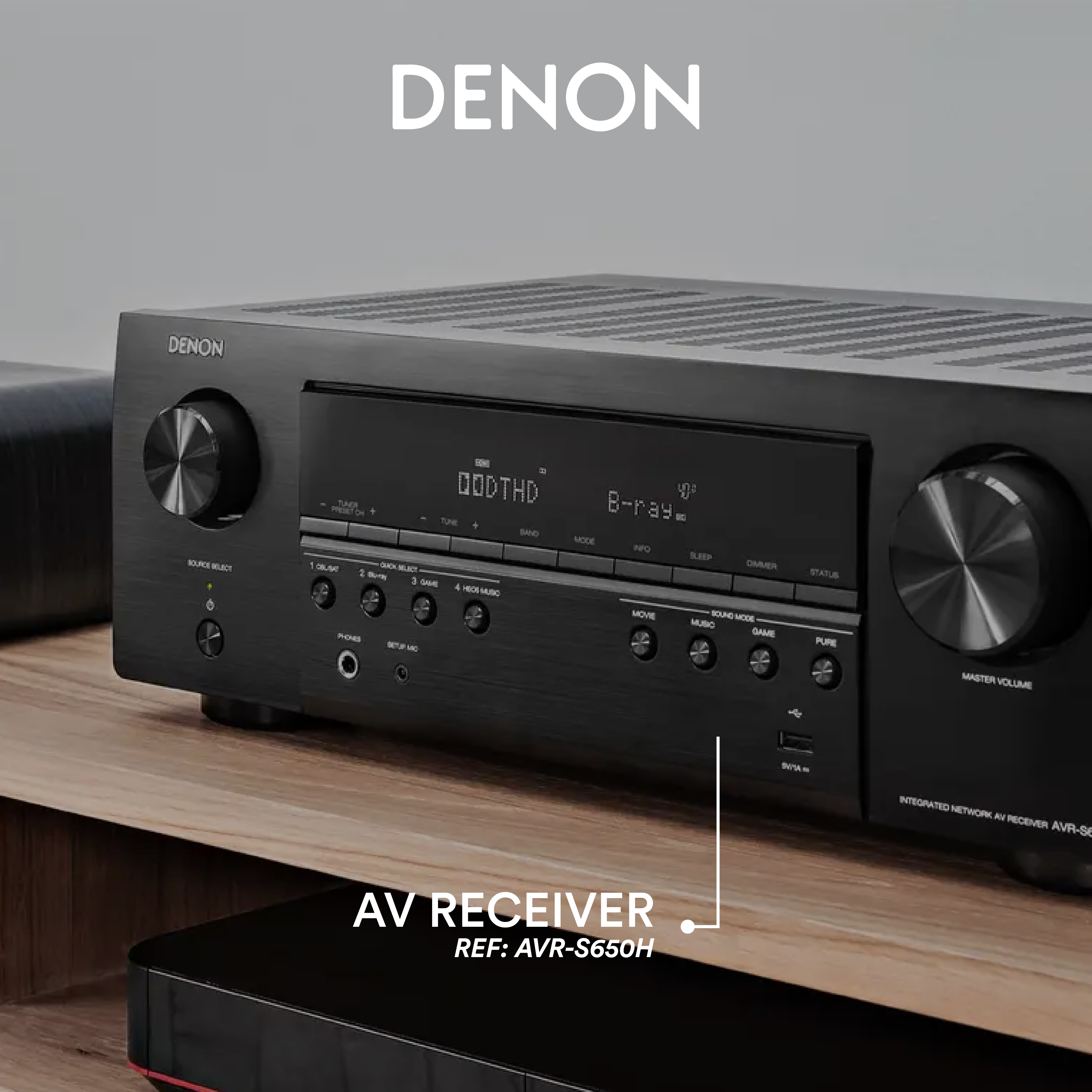 Receiver DENON – Ehabitat | Automatización | Hogar Inteligente | Domótica
